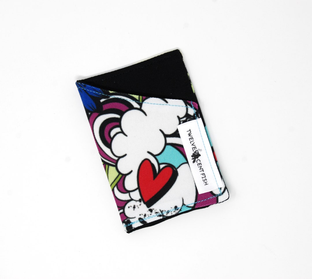 Pop Art Canvas Minimalist Wallet - Etsy