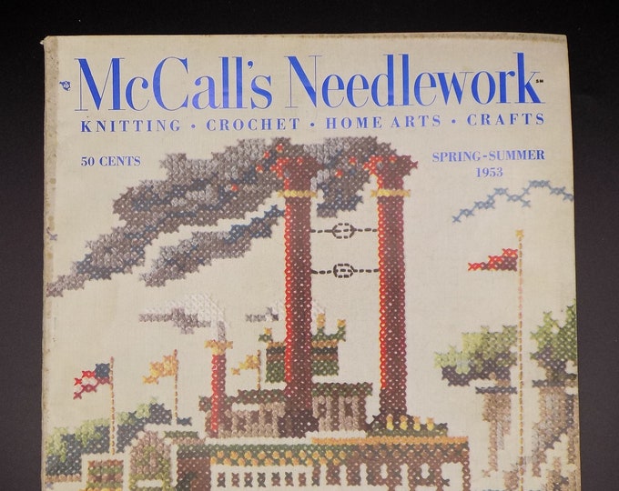 Vintage Mccall Needlework Magazine Summer 1953 - Home Decor Crafting ...