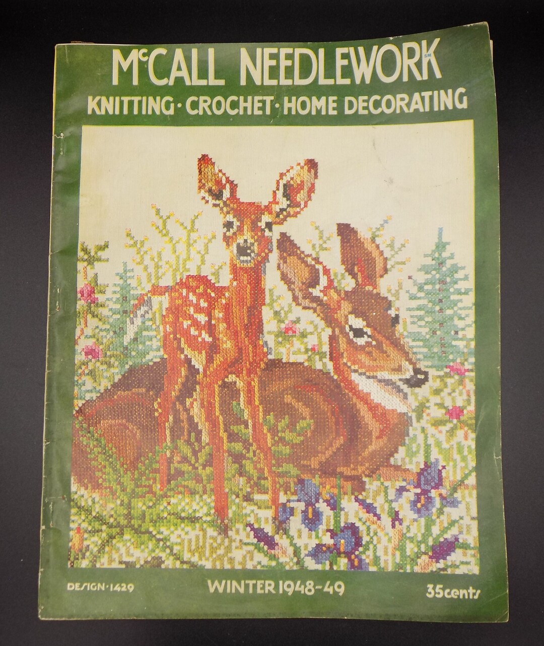 Vintage Mccall's Needlework Magazine Winter 1948-49 Decorating, Craft ...