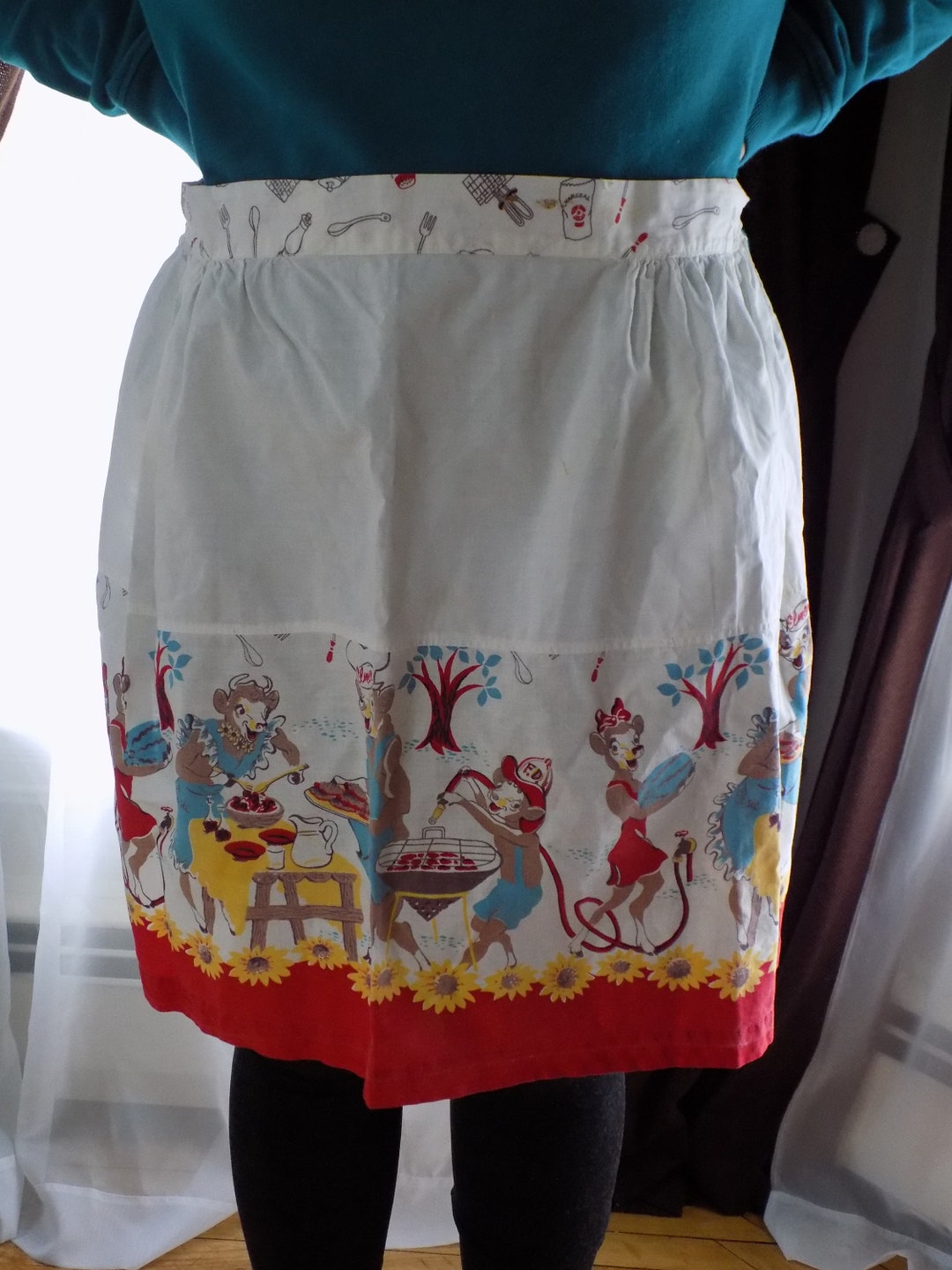 RARE Vintage Borden's Apron/ Elsie and Elmer the Cow BBQ Apron - Etsy