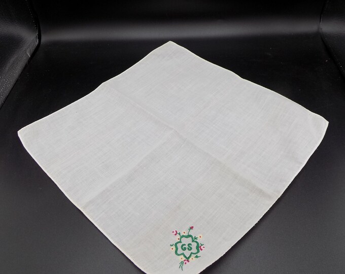 Vintage Girl Scouts Embroidered Handkerchief 1950s - Etsy