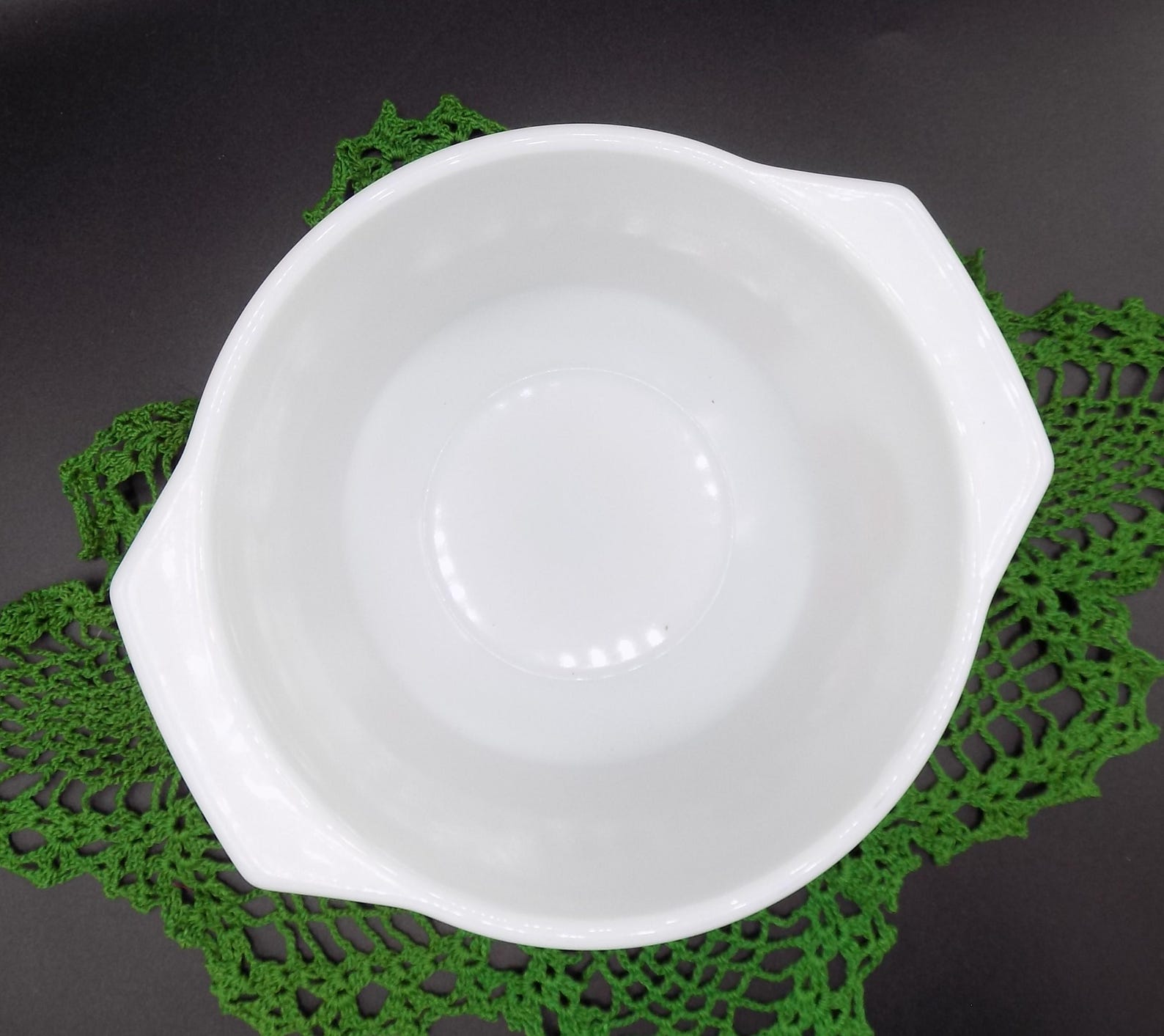 Vintage Pyrex Arches 1970s Fish Scales Pattern 1.5 Qt. Mixing Bowl/oven ...