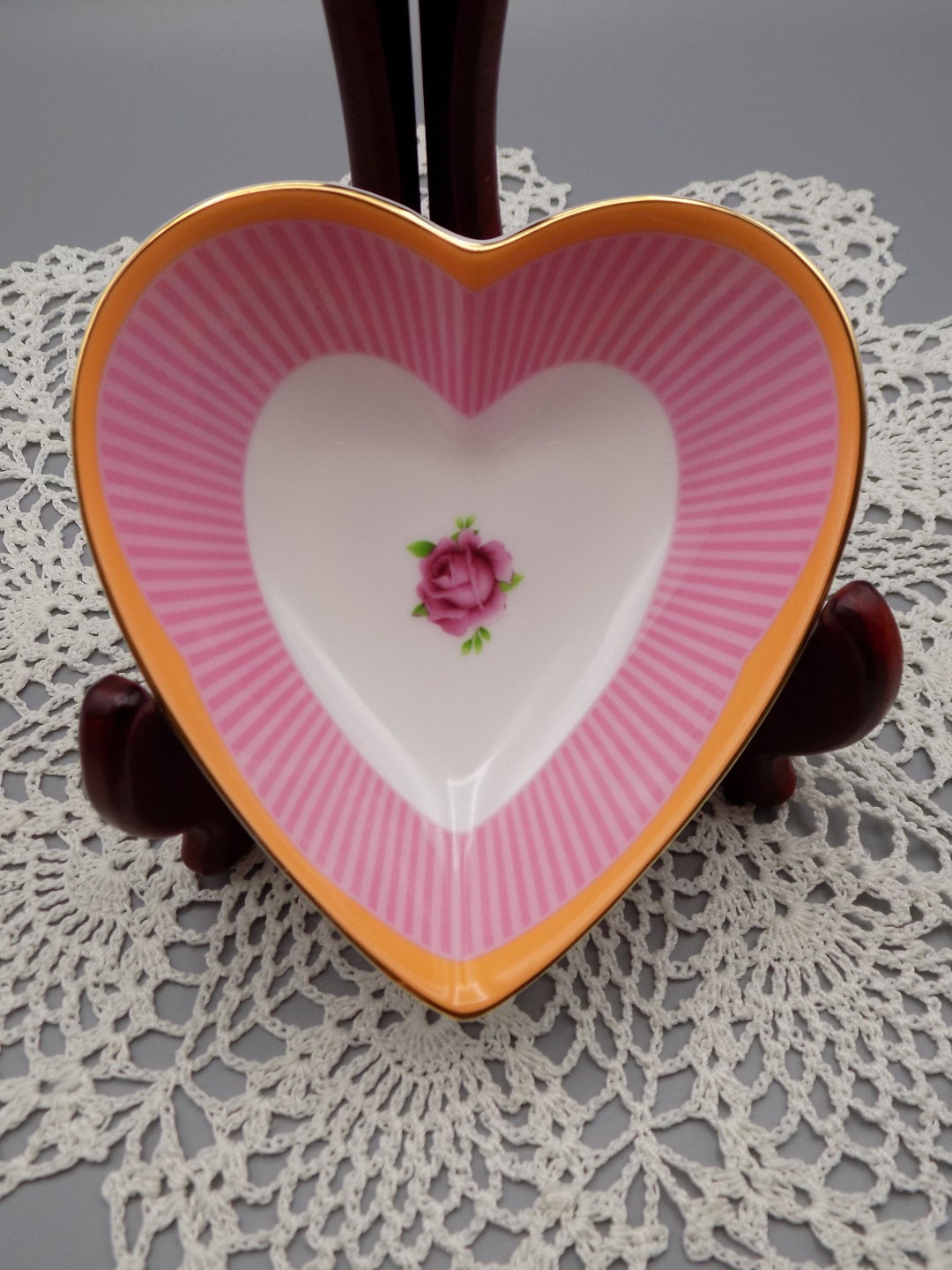 Vintage Royal Albert Candy Collection Sweet Stripe Dish Bone - Etsy