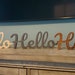 Hello Sign Hello Wood Sign for Entryway Hello Wall Decor - Etsy