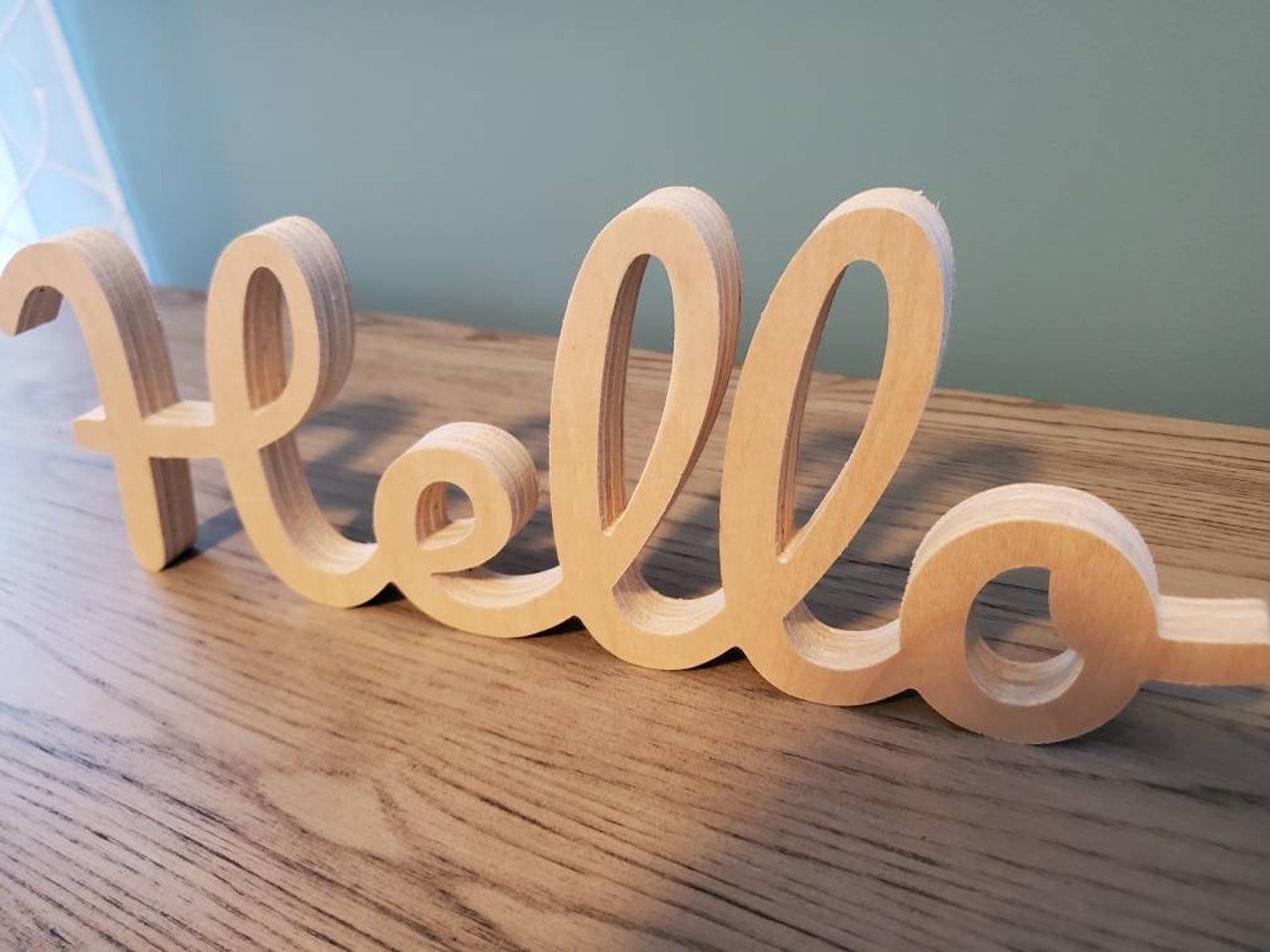 Hello Sign, Hello Wood Sign for Entryway, Hello Wall Decor, Farmhouse ...