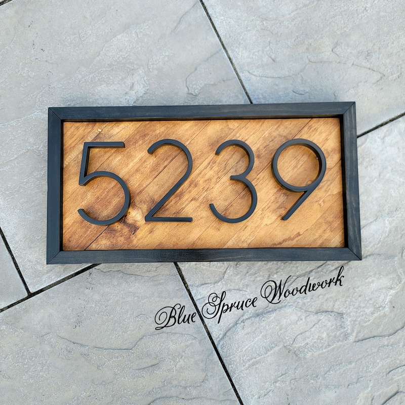 Wood House Sign - Etsy