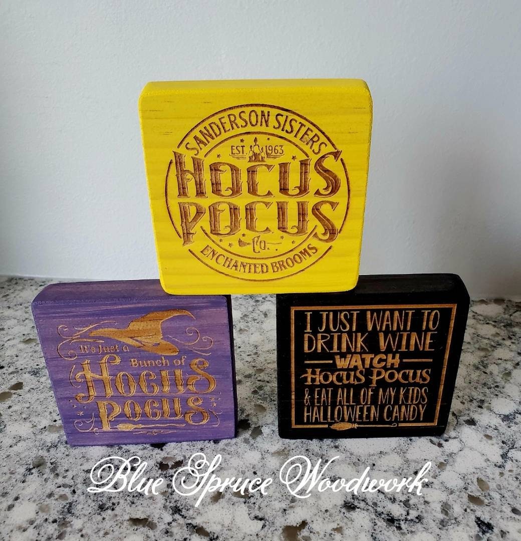 Hocus Pocus Tiered Tray Decor Hocus Pocus Decor Holloween - Etsy