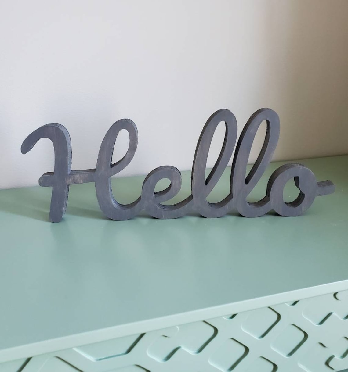 Hello Sign, Hello Wood Sign for Entryway, Hello Wall Decor, Farmhouse ...