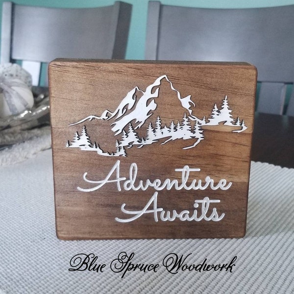 Adventure Awaits Sign - Etsy
