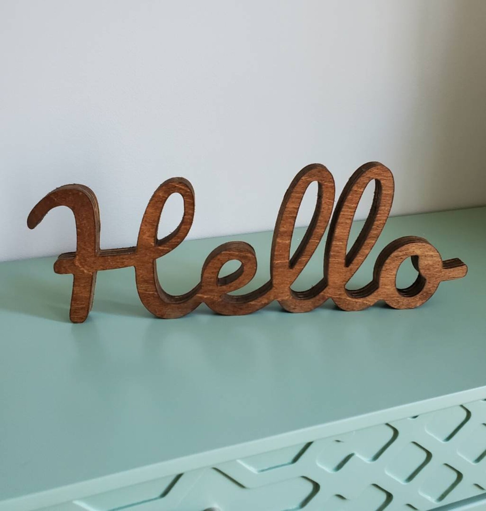 Hello Sign Hello Wood Sign for Entryway Hello Wall Decor - Etsy