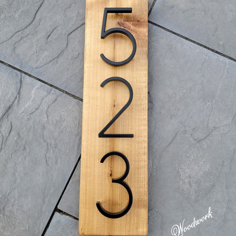 House Number Plaque - Etsy