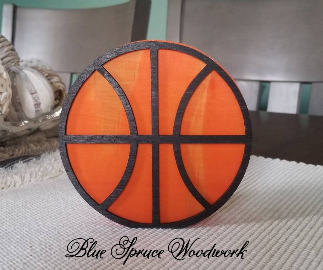 Basketball Tiered Tray Decor, College Basketball Decor, NBA Basketball ...