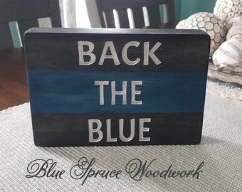 Back the Blue Decor - Etsy