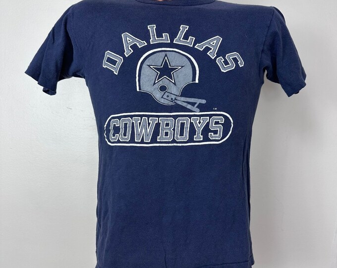 Vintage 1980s Dallas Cowboys T-shirt, Champion Size Small, NFL ...