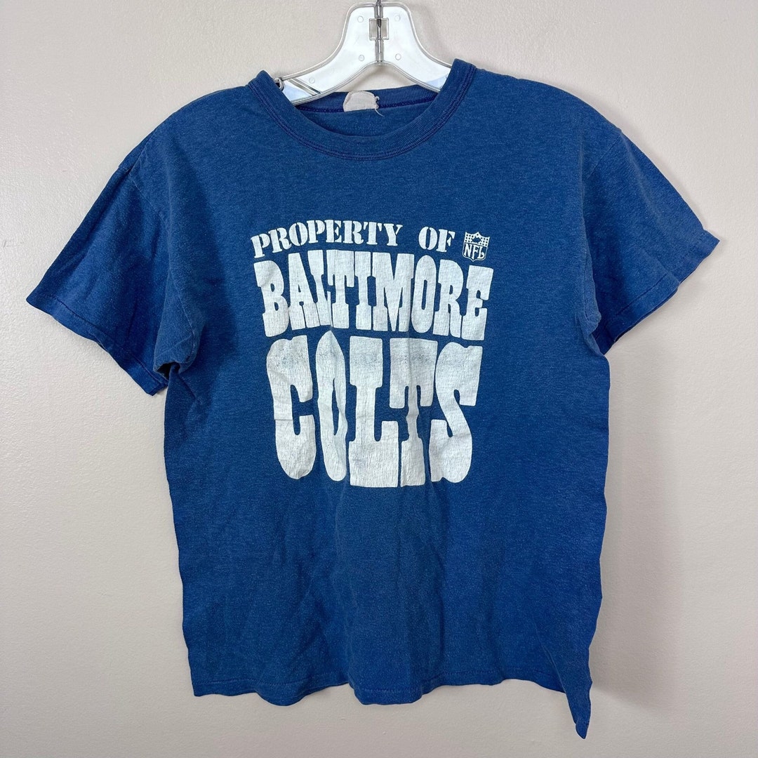Vintage 1950s/60s Property of Baltimore Colts T-shirt, Sportswear Size ...