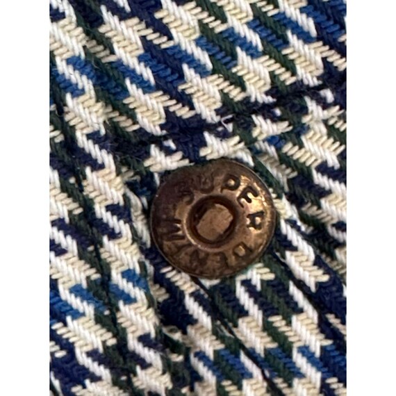Vintage 1970s Blue Houndstooth Jeans, JCPenney Super … - Gem