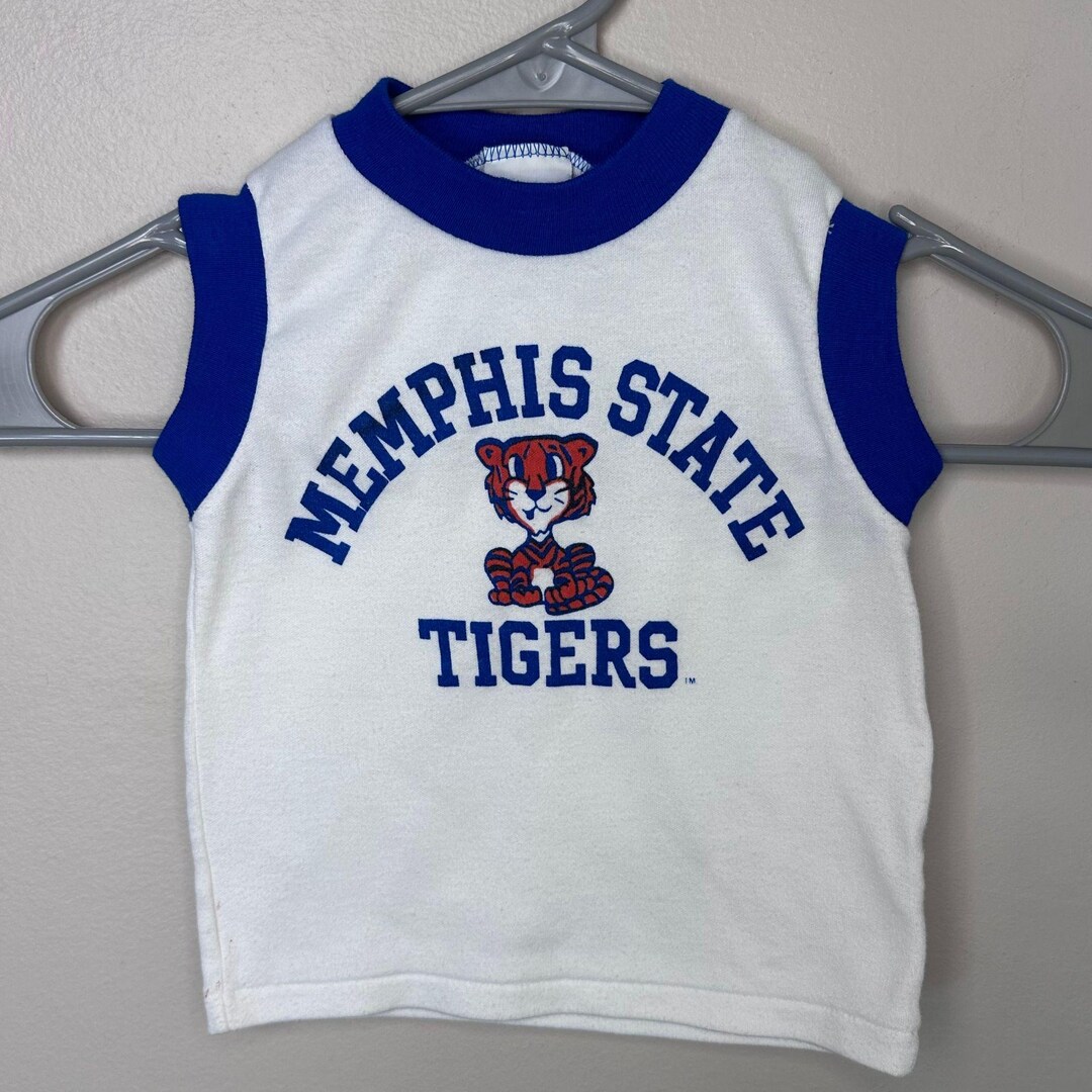 Vintage 1980s Memphis State University Tigers Sleeveless T-shirt, Jog ...