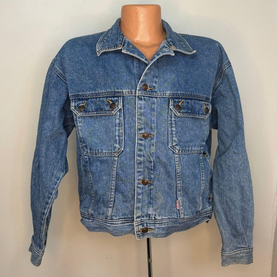 Vintage 1980s/90s Denim Jacket, French Connection Size Medium, Blue ...