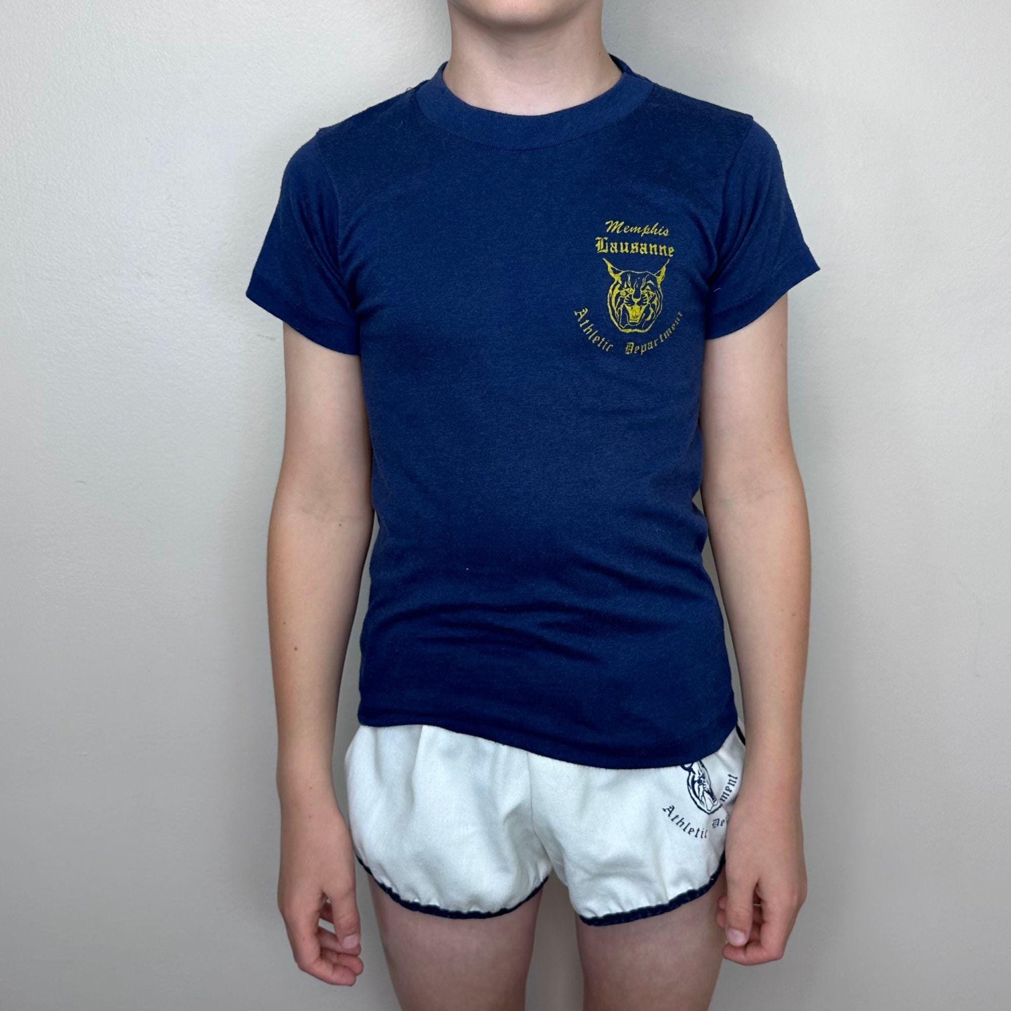 Vintage 1980s Memphis Lausanne School Athletic Department Gym Uniform ...