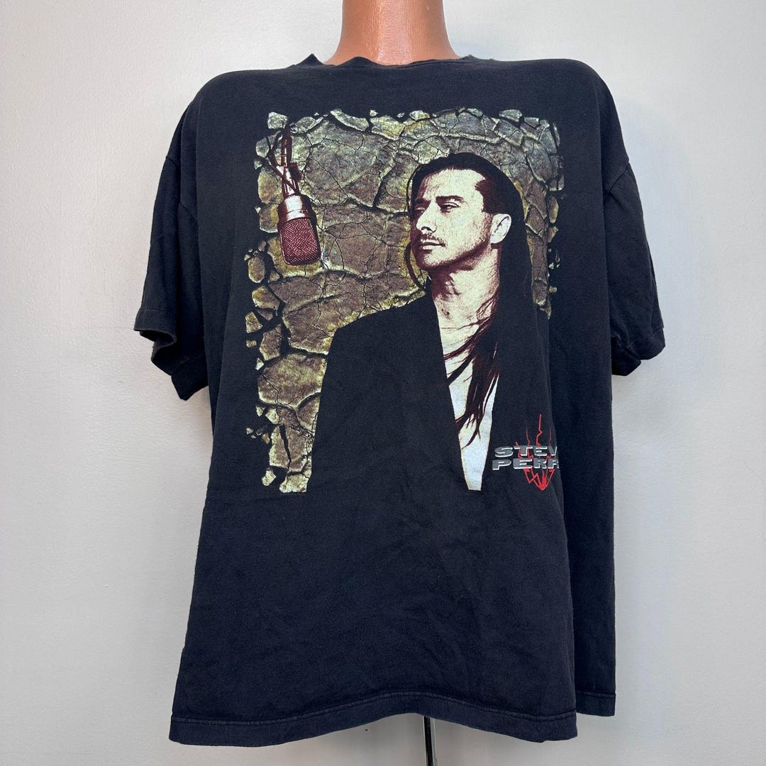 Vintage 1990s Steve Perry Tour T-shirt, for the Love of Strange ...