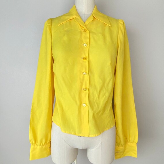 Vintage 1960s-70s bright yellow - Gem