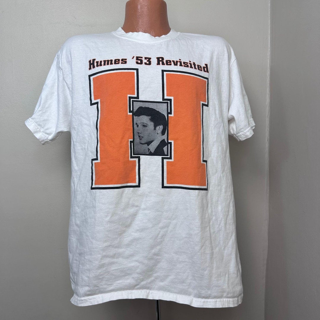 Vintage Y2K Humes 53 Revisited T-shirt, Size Large, Elvis Presley High ...