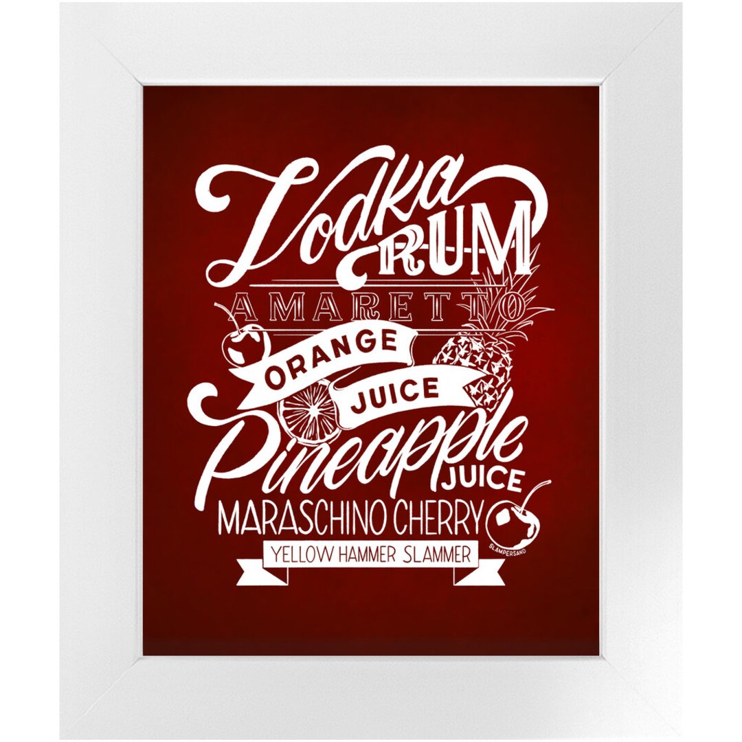 Yellow Hammer Slammer Framed Print - Etsy