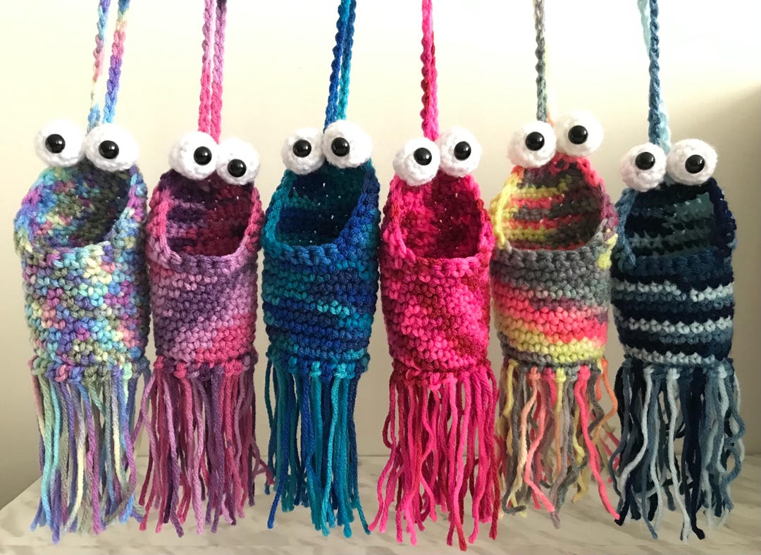 Yip Yips Mini Martians Hanging Basket Multi-colours/variegated - Etsy
