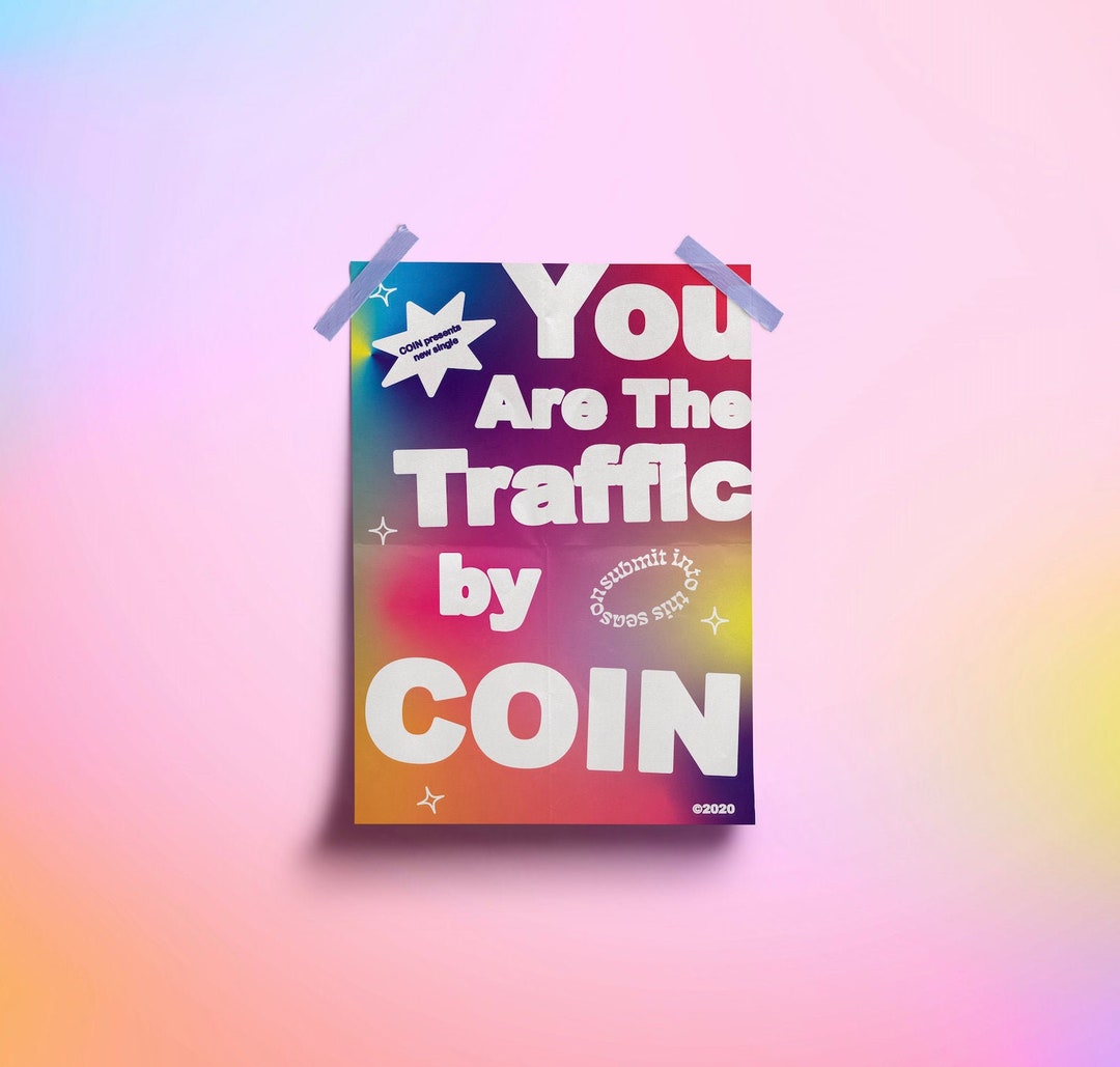 You Are the Traffic COIN 7.5x10.5 In - Etsy