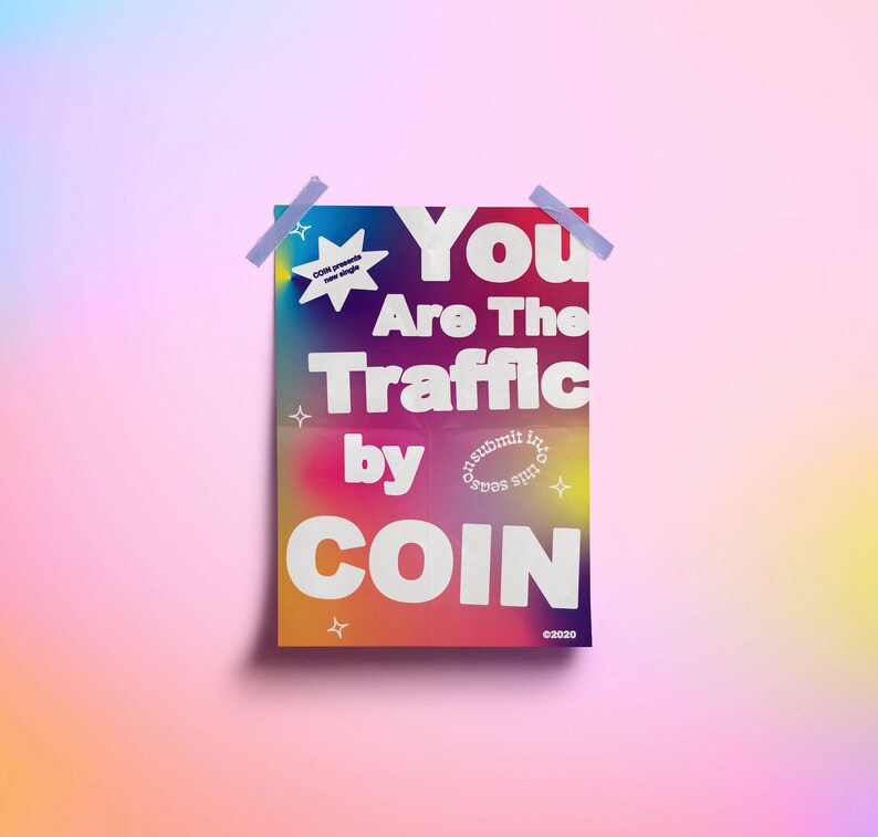You Are the Traffic COIN 7.5x10.5 In - Etsy
