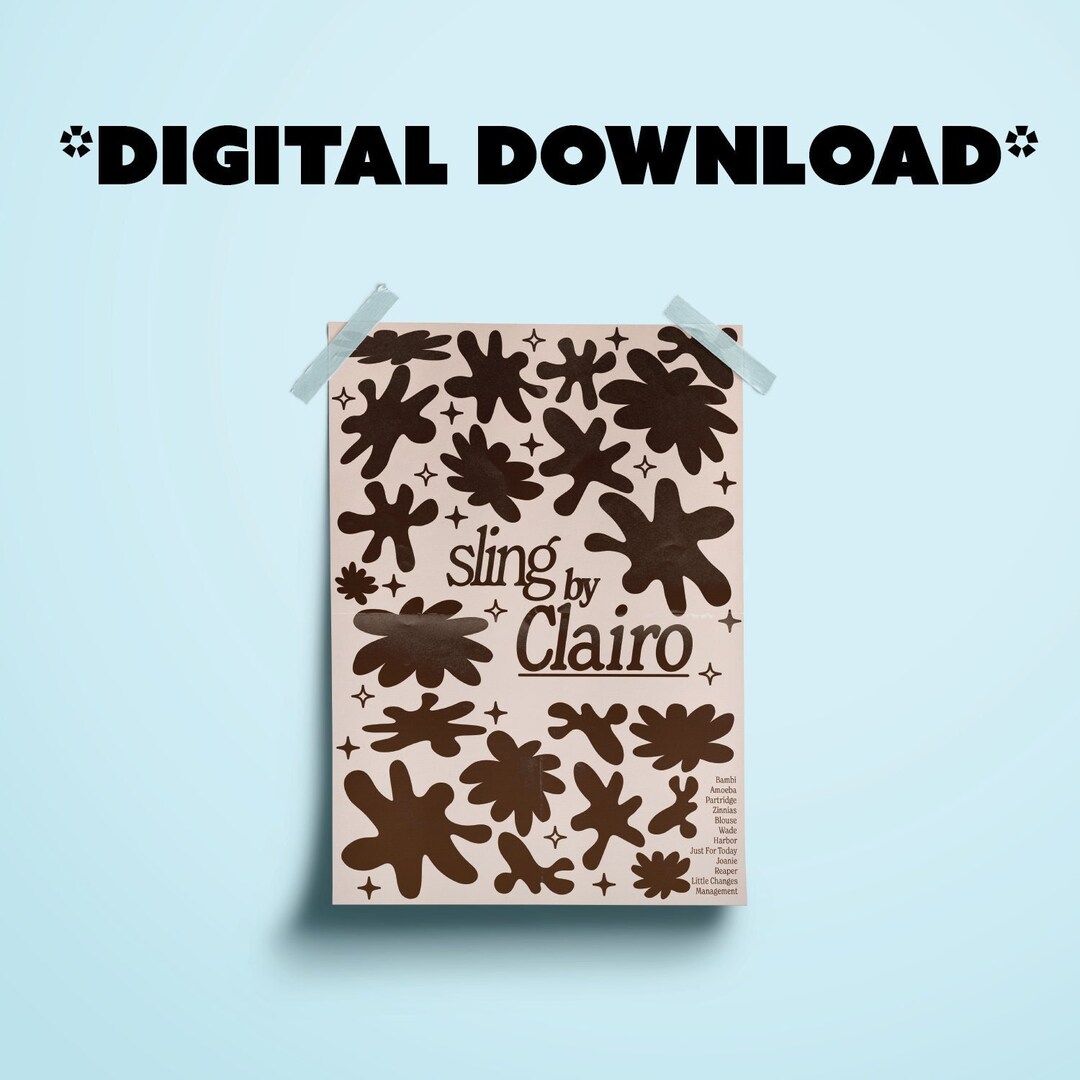 Clairo Poster DIGITAL DOWNLOAD - Etsy Australia