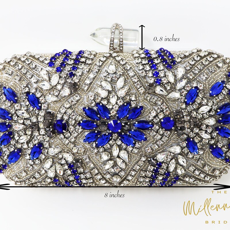 Navy Blue Clutch - Etsy