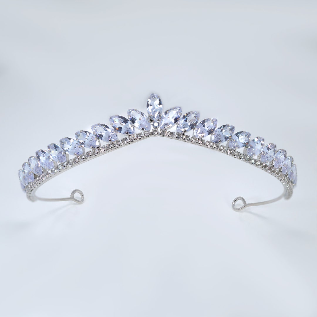 Swarovski Wedding Dainty Leaves Tiara, Bridal Crown Tiara, Leaves ...