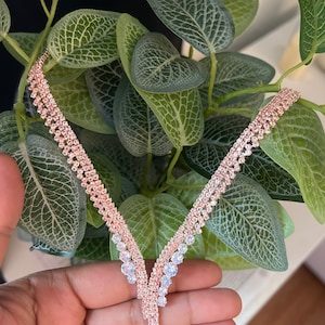 Swarovski Crystal Silver V-shaped Leaves Droplets Diamond/crystal ...