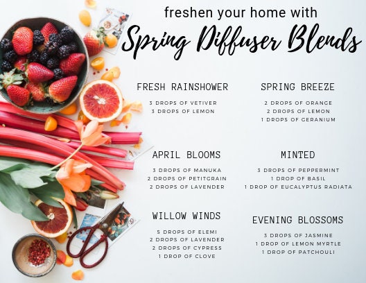 Spring Diffuser Blend Postcard Etsy