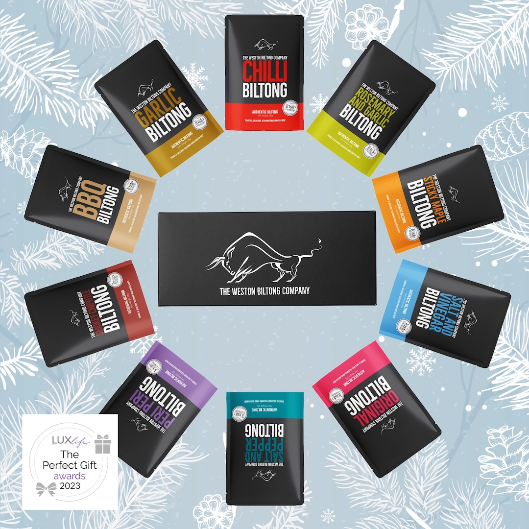 Biltong Christmas Selection Box FREE POSTAGE - Etsy