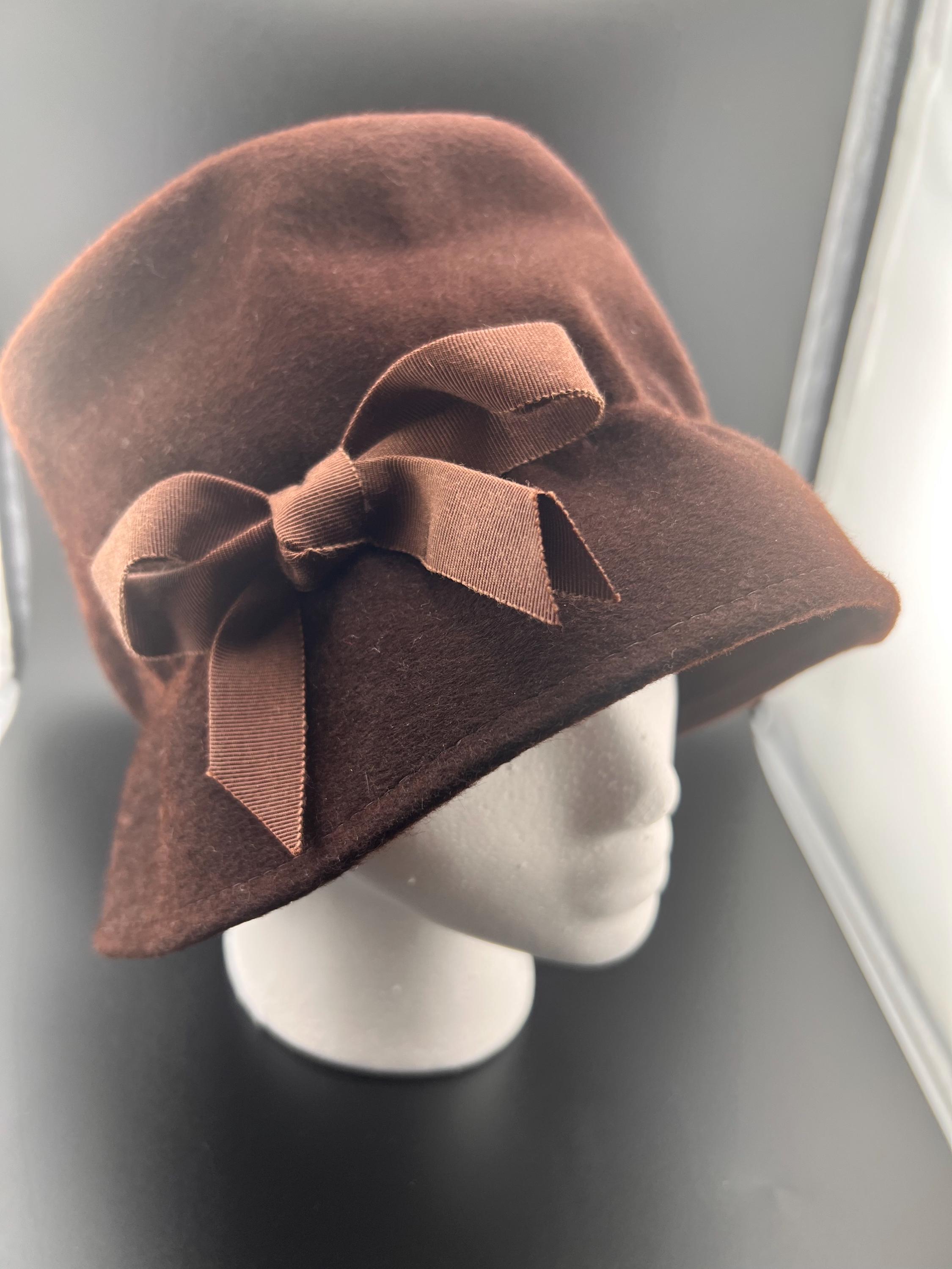 Vintage Glenover Henry Pollak New York 100% Wool Bucket Hat With ...