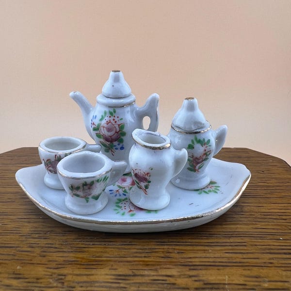 Miniature Tea Set - Etsy