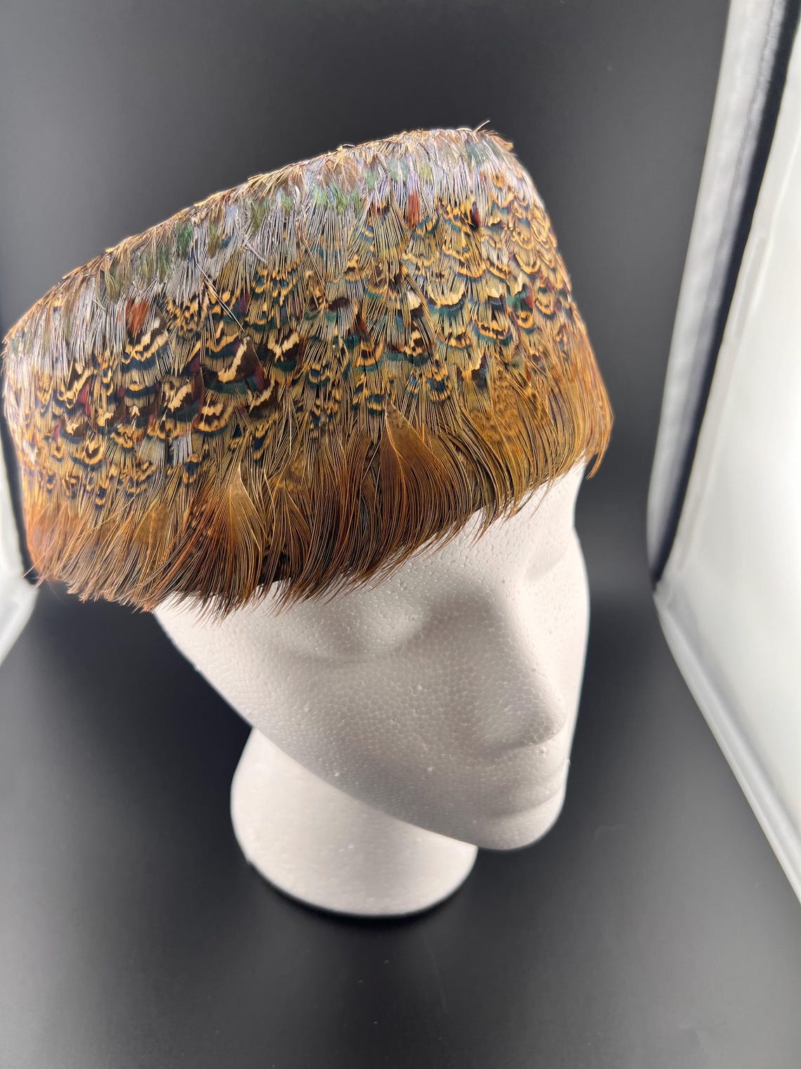 Vintage Pheasant Feather Pillbox Hat - a Timeless Treasure - Etsy