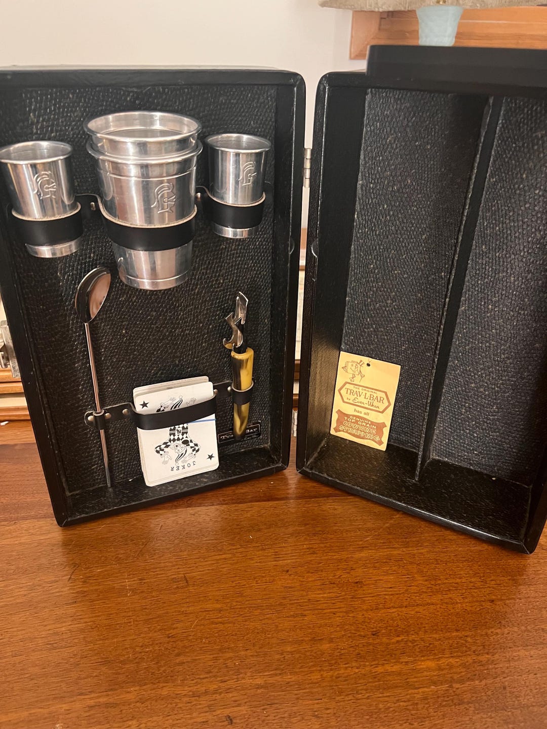 Vintage Trav-l-bar Portable Cocktail Set – 1960s Mid-century Barware ...