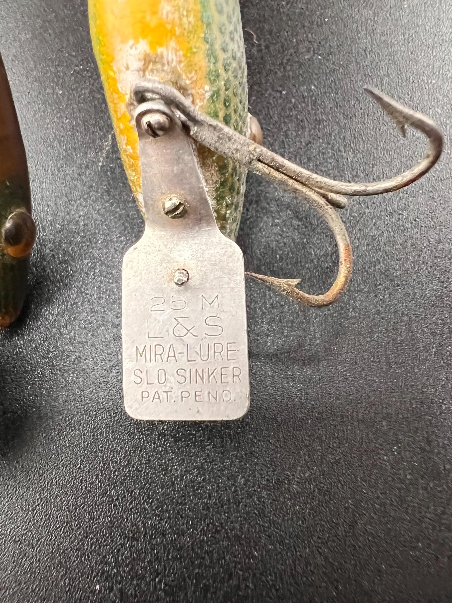 Vintage L&S Mira-lure Fishing Lures: Jointed Glass Eye Sinkers, Lot of ...