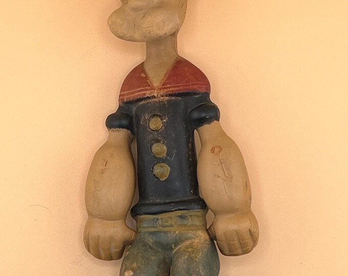 Rare Popeye Figurine Made by King Features Syndicate, Circa 1935, Made in the USA of Composition ...