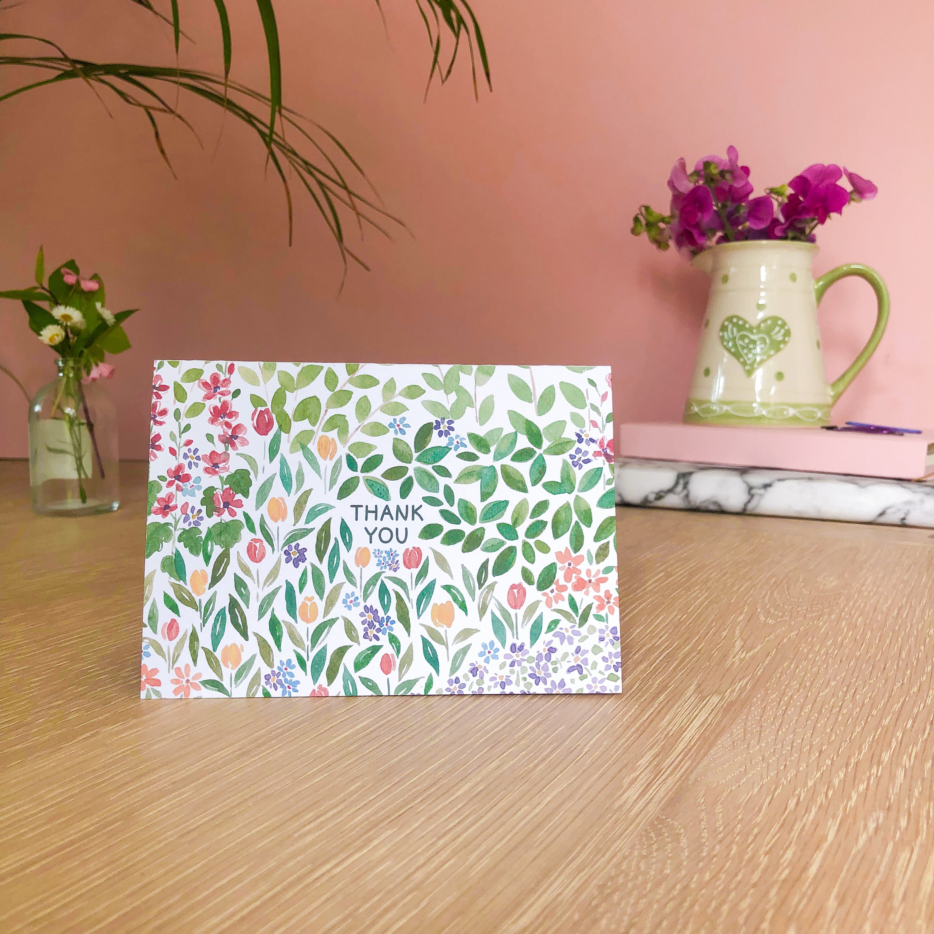 Thank You Spring Flowers Card Tulips, Colourful Multipack, Thanks ...