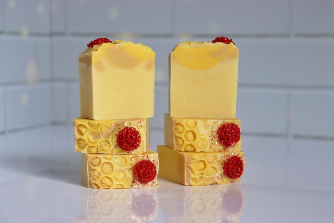 Honey Rose PRE-ORDER, Cold Process Soap, Spring Soap, Mini Bar, Small ...