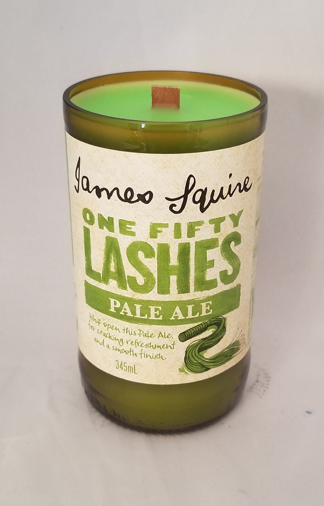 One Fifty Lashes Beer Bottle Candle watermelon Lemonade Scent - Etsy