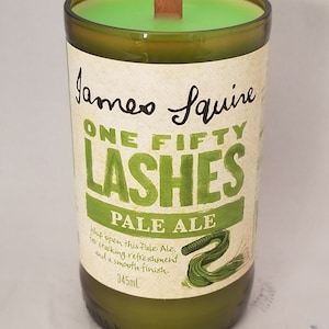 One Fifty Lashes Beer Bottle Candle watermelon Lemonade Scent - Etsy