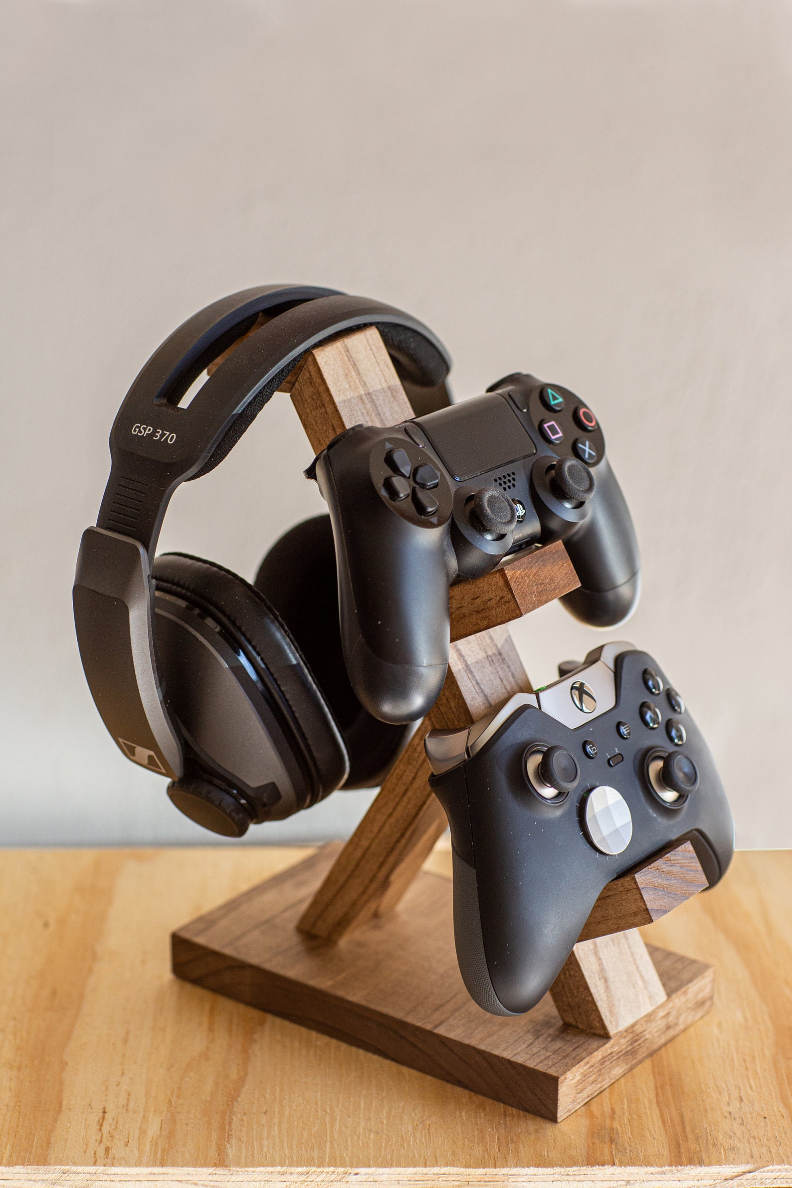 Wooden Controller Stand Headset Stand | Etsy