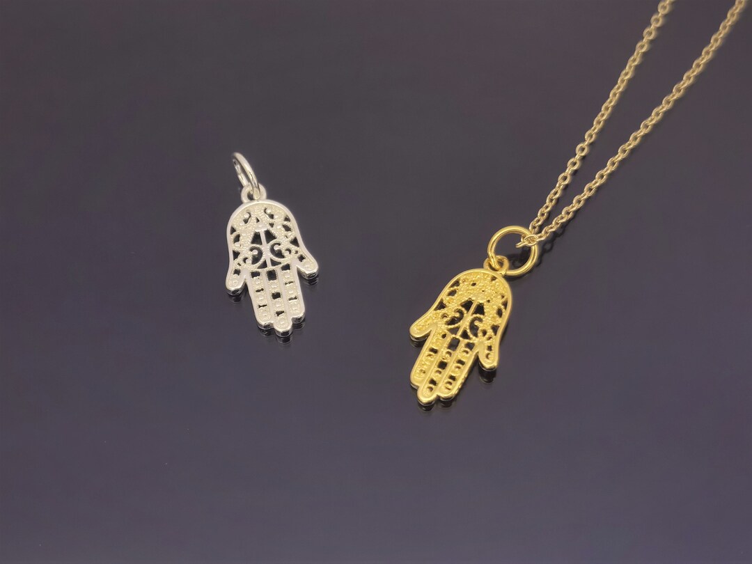 Fatima Hand Jewelry Pendant/ 925 Sterling Silver Spirit Gold Jewelry ...