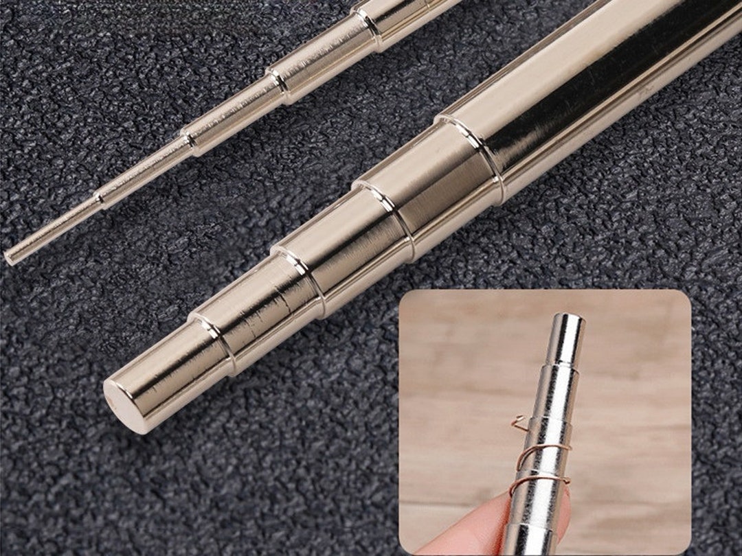 5-step Round Mandrel Set Craft Wire Tool/ 1mm-10mm Make Loops Circles ...