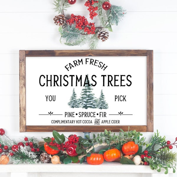 Christmas Tree Farm Sign - Etsy